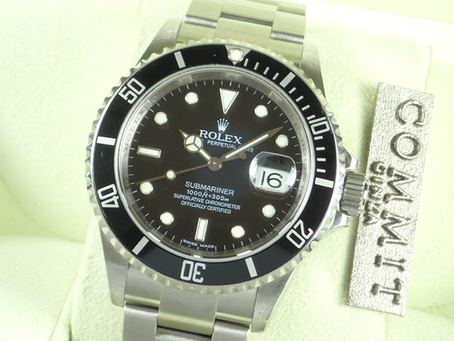 ロレックス サブマリーナー SS Ref.16610 Serial.V（ルーレット刻印） ｜高級腕時計の販売・買取ならコミット銀座