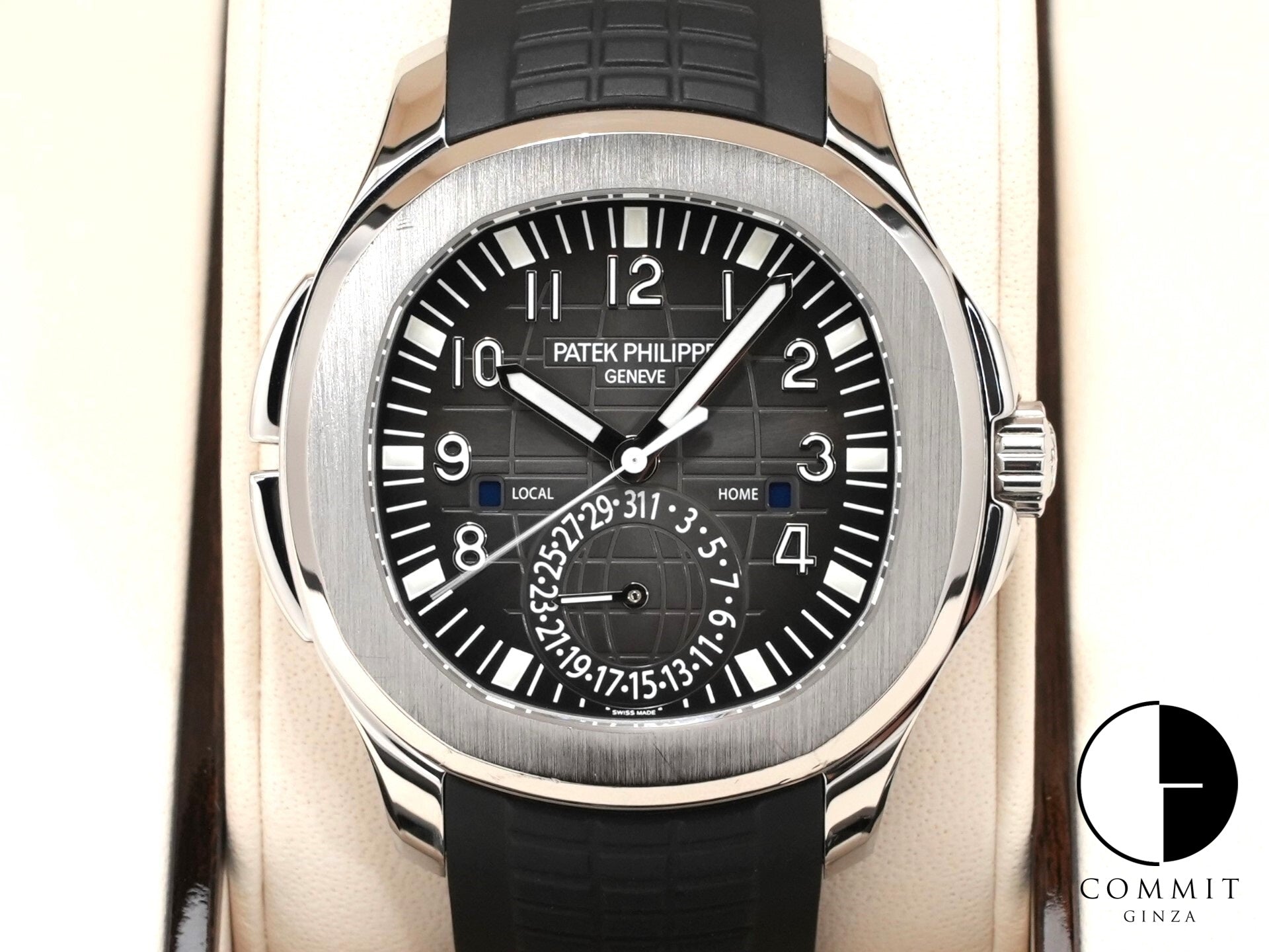 5164A-001 ブラック アクアノート トラベルタイム | パテックフィリップ | 8mjyatvk - コミット銀座 ｜高級腕時計の販売 ...
