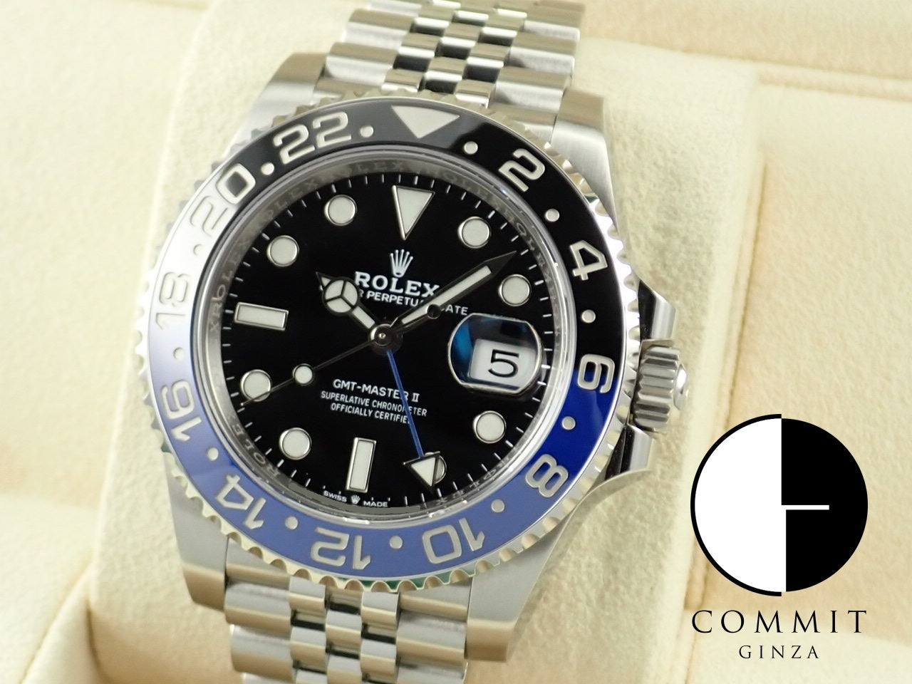Rolex GMT Master II Blue and Black Bezel
